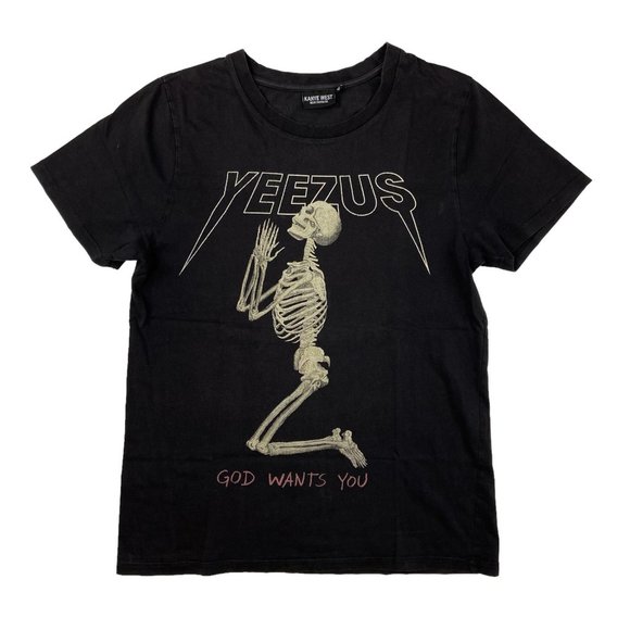 Yeezy | Shirts | Kanye West Skeleton Yeezus Tour Tee | Poshmark